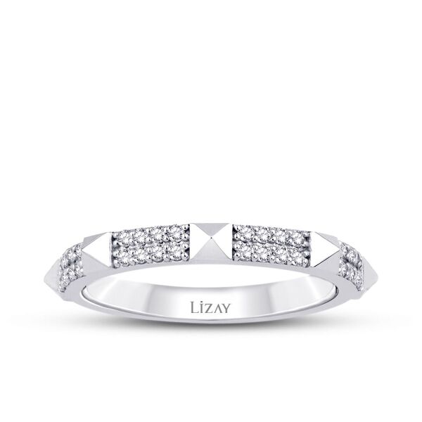 0.19 Karat Pırlanta Kare Modern Yüzük T3658 | Lizay Pırlanta